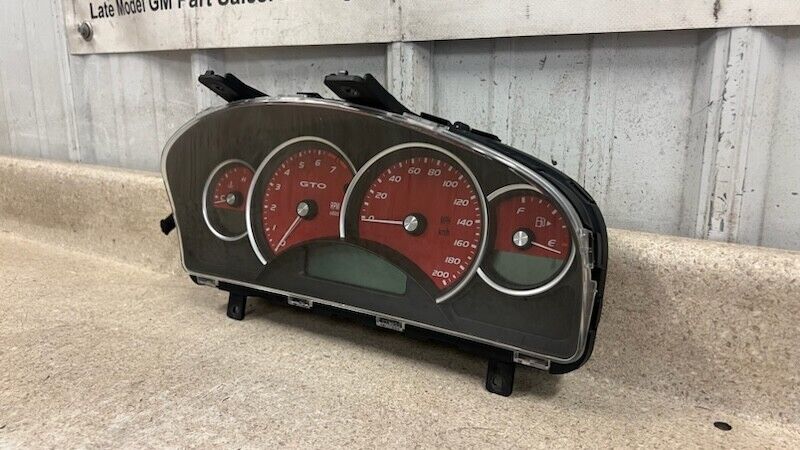 04 06 Pontiac GTO Gauge Instrument Cluster 98K Speedometer 92172960 Re – Olmsted Automotive
