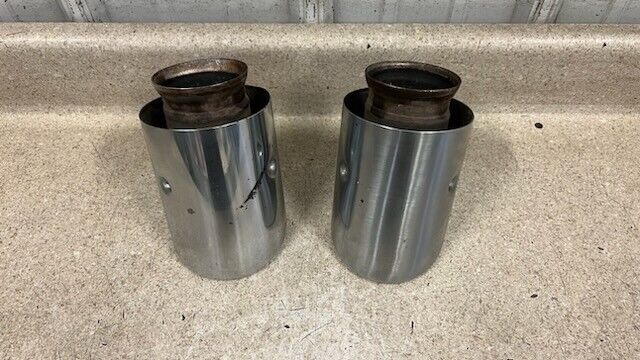 12 14 Dodge Charger Chrysler 300 Factory Tailpipe Exhaust Tips Pair 68 ...