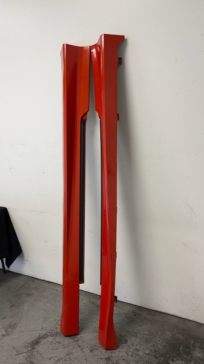 10 13 Camaro SS GFX Right Left Rocker Panel Ground Effect Skirt Orange ...