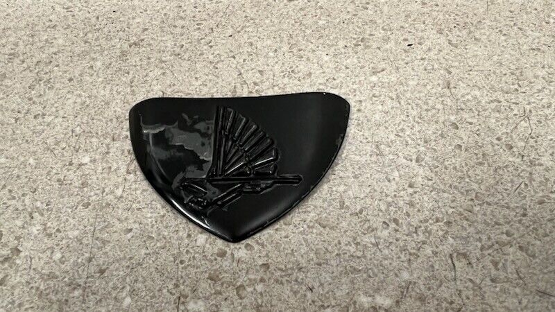 98 02 Pontiac Firebird Firehawk Front Bumper Emblem Metal Original Pla ...