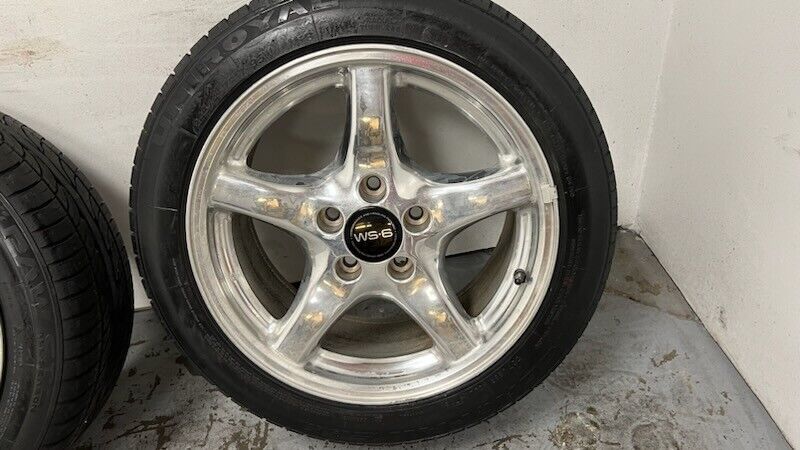 93 02 Firebird Trans AM Polished Wheels Tires 17x9 17'' GM 9592509 Spe ...