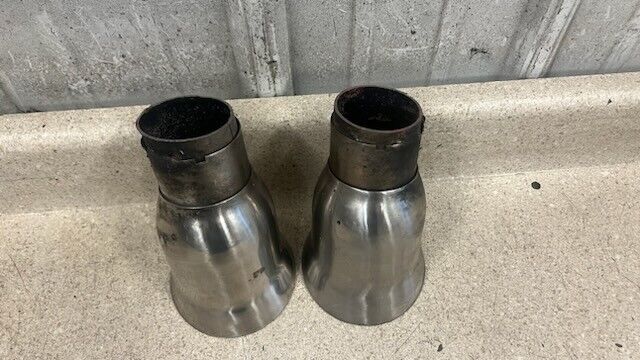 Chevrolet Camaro SS ZL1 Bell Style Exhaust Tip Factory OEM GM Round Ti ...